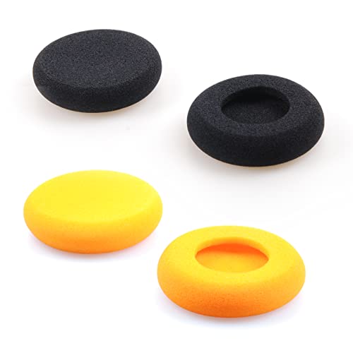 GVOEARS Replacement Cushion Earpads for Koss Portapro Headphones 2 Pairs (Black&Orange)