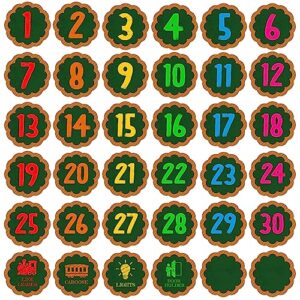 flyab number spot markers stickers 36pcs number line up helpers stickers for classroom floor classroom line up spot floor decals for back to school kindergarten preschool elementary teacher supplies