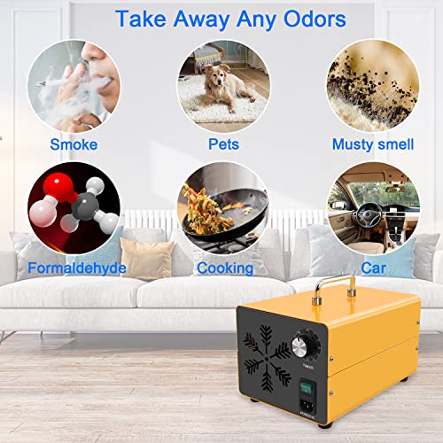 20000mg/h Ozone Machine Generator for Odor Removal Ozonator O3 Machine for Home Car Office Large Room