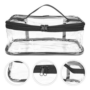 Cabilock Travel Toiletry Bag Clear Makeup Bags 1 pieces Portable Clear Makeup loncheras para hombres clear cosmetic bag toiletry carry pouch Bag Ipper Clear Toiletry Bags Travel Makeup Bag