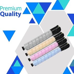 Versalink C9000 Remanufactured Extra High Yield Toner Cartridge Black Cyan Magenta Yellow Replacement for Xerox 106R04062 106R04063 106R04064 106R04065.