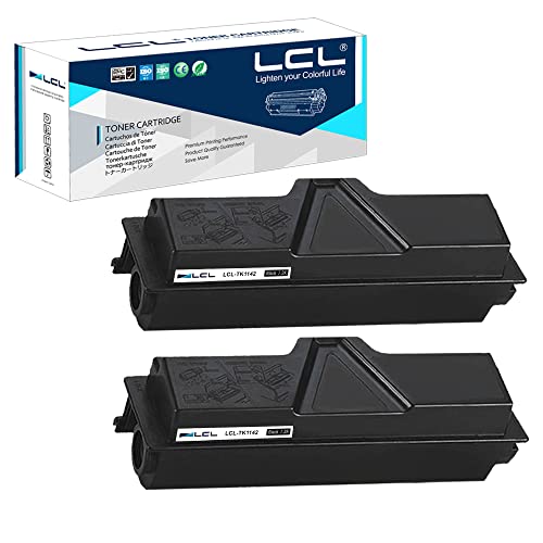 LCL Compatible Toner Cartridge Replacement for Kyocera TK1142 TK-1142 1T02ML0US0 MITA FS-1035MFP FS-1135MFP ECOSYS M2035DN M2535DN Laser Printers (2-Pack Black)