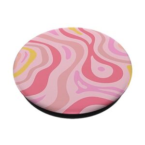 Danish Pastel Aesthetic Abstract Pattern PopSockets Standard PopGrip