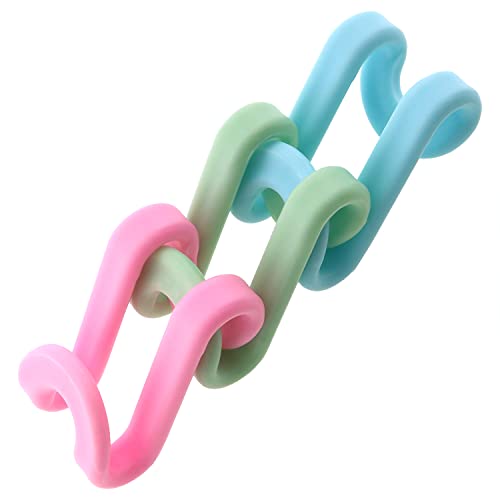 JianLing 60pcs Clothes Hanger Connector Hooks 1.53 x 0.98 (Blue, Green, Pink) Home Easy Hook Closet Organizer Storage Rack Holder Hook