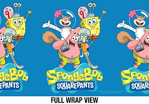 Spongebob OFFICIAL Spongebob Group Shot 18 oz Insulated Water Bottle, Leak Resistant, Vacuum Insulated Stainless Steel with 2-in-1 Loop Cap