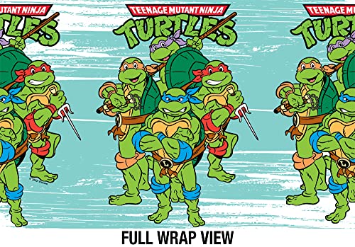 Teenage Mutant Ninja Turtles TMNT OFFICIAL Turtle Group 18 oz Insulated Water Bottle, Leak Resistant, Vacuum Insulated Stainless Steel with 2-in-1 Loop Cap