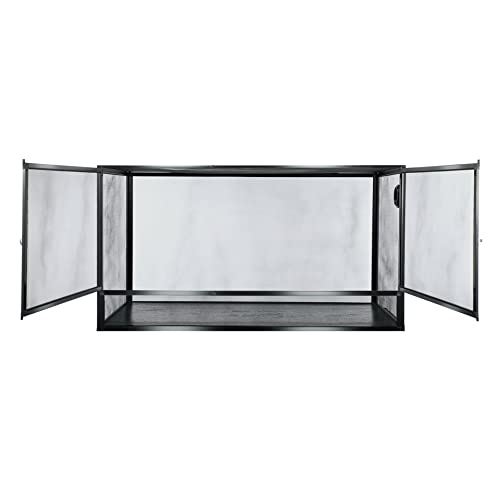 Toxirium Reptile Screen Cage 66 Gallon 39" x 20" x 20" Reptile Terrarium Habitat for Chameleon, Wide Breeding Area with Open Doors Lock