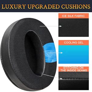 SOULWIT Cooling-Gel Ear Pads Cushions Replacement, Earpads for Sennheiser HD4.50/HD4.50BT/HD 4.50BTNC/HD4.50SE, HD4.40BT, HD4.30G, HD4.20S, HD458BT, HD450, HD 450BT, HD400S, HD350BT, HD300 Headphones