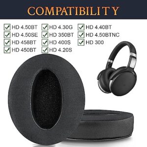 SOULWIT Cooling-Gel Ear Pads Cushions Replacement, Earpads for Sennheiser HD4.50/HD4.50BT/HD 4.50BTNC/HD4.50SE, HD4.40BT, HD4.30G, HD4.20S, HD458BT, HD450, HD 450BT, HD400S, HD350BT, HD300 Headphones