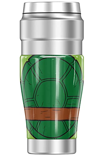 THERMOS Teenage Mutant Ninja Turtles TMNT OFFICIAL Raph Shell STAINLESS KING Stainless Steel Travel Tumbler, Vacuum insulated & Double Wall, 16oz