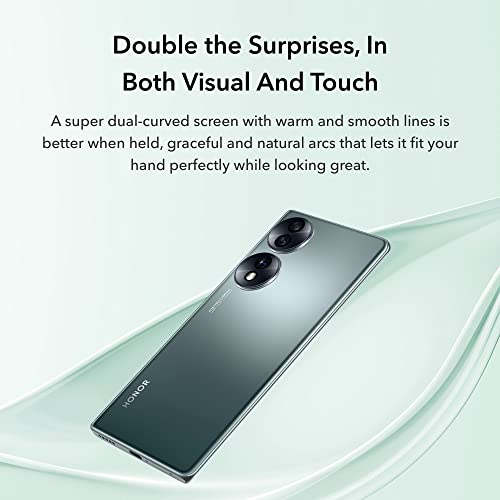 Honor 70 Dual-SIM 128GB ROM + 8GB RAM (GSM | CDMA) Factory Unlocked 5G Smartphone (Emerald Green) - International Version