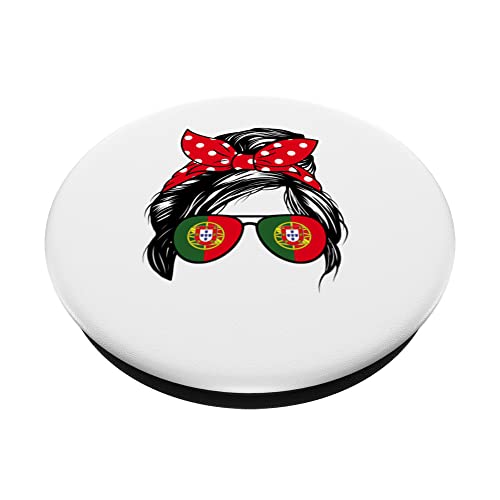 Portuguese Mom, American Grown Portuguese Roots, Portugal PopSockets Swappable PopGrip