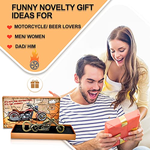 Stocking Stuffers Gifts for Men - Unique Funny Christmas Birthday Gifts for Men Dad Grandpa Who Have Everything Bottle Opener Novelty Motorcycle Beer Gifts Christmas Presents for Boyfriend Husband Him