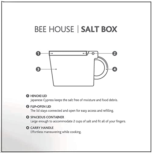 ZERO JAPAN BEE HOUSE SALTBOX 16 oz Noble Black