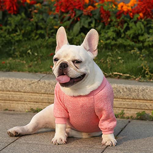 Pet Dog Sweater for Small Medium Dogs Boy Girl Puppy Warm Clothes Winter Pink M