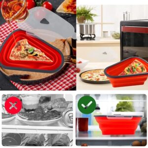 Pizza Storage Container Collapsible Leftover Pizza Box Pack with 5 Triangle Pizza Serving Trays Pizza Slice Containers Expandable Silicone to Save Space and microwave, Dishwasher (Red)" But it is listed as "quskay 10Pcs Plastic Water Bottle (1000L)