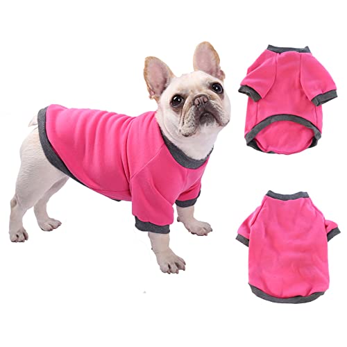 IDOMIK Dog Hoodie Fleece Puppy Clothes Warm Sweater, Kitten Pet Sweatshirt Doggie Soft Winter Pullover Coat Apparel, Christmas Outfit Dog Costume Hooded Clothes Coat Winter Sweater for Small Dogs Cats