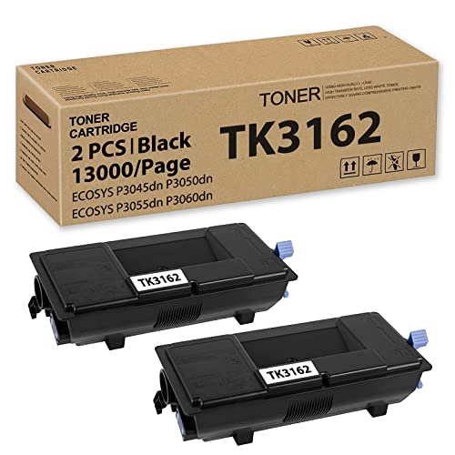 Jmomy TK3162 TK-3162 1T02T90US0 Compatible Replacement for TK3162 TK 3162 Toner Cartridge for Kyocera ECOSYS P3045dn P3050dn P3055dn P3060dn(13,000 Pages, 2 Pack)