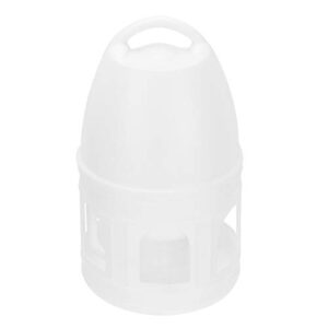 tehaux pigeon water feeder, bird water drinker 3l bird water dispenser automatic feeder hanging water bottles for pigeon (white)