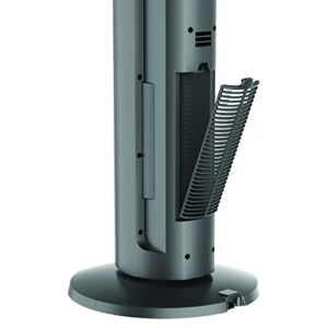 Lasko Portable Fan & Heater All Season Comfort Control Tower Fan and Space Heater in One with Remote Control, Black, FH515,Large