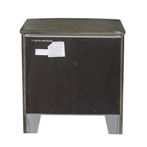 Lexicon Baylor 3-Drawer Nightstand, Gray