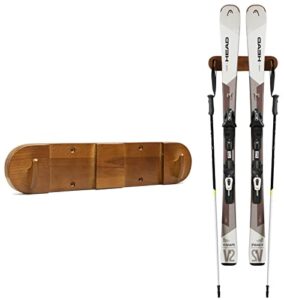 jeereal ski wall display rack,wall ski rack ski rack for garage wall , timber wall mounted ski rack skis storage