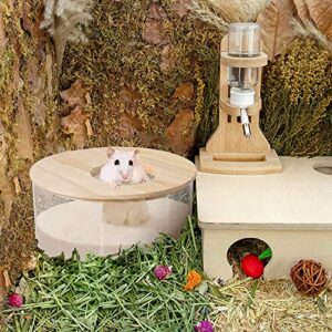 Large Hamster Sand Bath Box, Transparent Acrylic Sand Bath Box and Hamster Bathroom, Hamster Home and Hamster Accessories