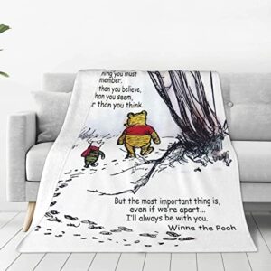 cartoon blanket flannel fleece throw blankets super soft cozy warm plush bedding for sofa living room bedroom (color 3, 50x40inch)