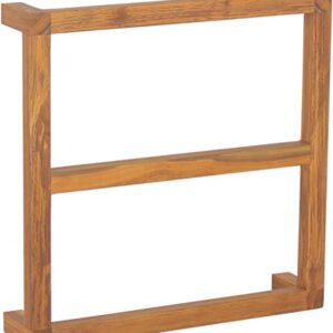 Manada Wall Mount Teak Towel Rack