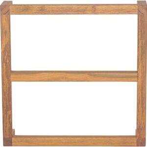 Manada Wall Mount Teak Towel Rack