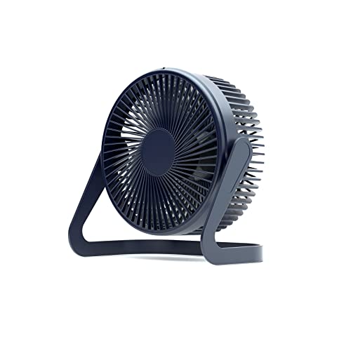 Aozhen Portable Desk Fan Tower Fan Oscillating Fan USB Rechargeable Small Fan with Stepless Speed Regulation System Personal Quiet Table Fan for Home Car Office Outdoor Travel