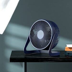 Aozhen Portable Desk Fan Tower Fan Oscillating Fan USB Rechargeable Small Fan with Stepless Speed Regulation System Personal Quiet Table Fan for Home Car Office Outdoor Travel