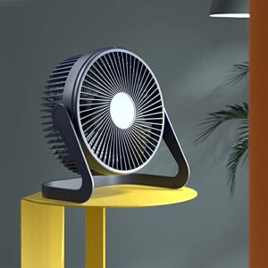 Aozhen Portable Desk Fan Tower Fan Oscillating Fan USB Rechargeable Small Fan with Stepless Speed Regulation System Personal Quiet Table Fan for Home Car Office Outdoor Travel