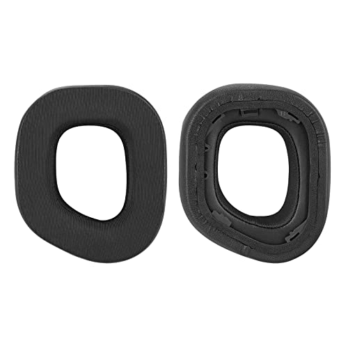 Geekria Sport Cooling-Gel Replacement Ear Pads for Corsair HS80 RGB Wireless Headphones Ear Cushions, Headset Earpads, Ear Cups Repair Parts (Black)