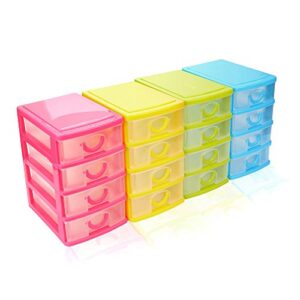 Durable Plastic Mini Desktop Tool Storage Organizer,Drawer Sundries Case Small Objects Storage Container Durable Plastic Mini Desktop Tool Storage Organizer,Drawer Sundries Case Small Objects Storage Container (Sky Blue-L4)