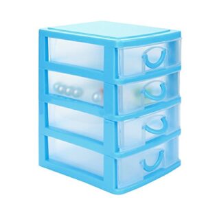 Durable Plastic Mini Desktop Tool Storage Organizer,Drawer Sundries Case Small Objects Storage Container Durable Plastic Mini Desktop Tool Storage Organizer,Drawer Sundries Case Small Objects Storage Container (Sky Blue-L4)