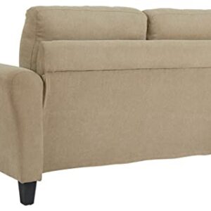 Signature Design by Ashley Carten Traditional Cushioned Loveseat, Beige