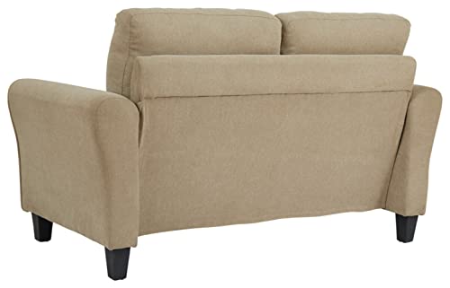 Signature Design by Ashley Carten Traditional Cushioned Loveseat, Beige