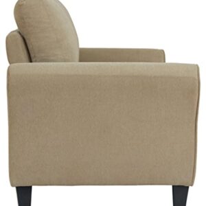 Signature Design by Ashley Carten Traditional Cushioned Loveseat, Beige