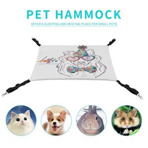 Collie.Sk.16 Pet Hammock Bed Guinea Pig Cage Hammock Small Animal Hanging Bed for Ferret, Chinchilla, Puppy and Other Small Animals