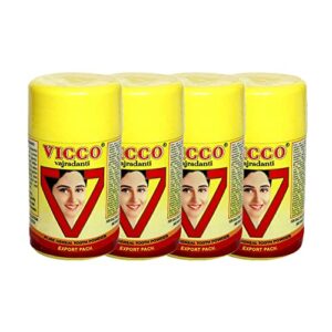 vicco vajradanti pure herbal toothpowder - pack of 4 (100g each) - specially packed and exported by behal international