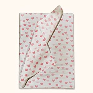 Fading Hearts Printed Tissue Paper - Decorative Tissue for Decoupage - Valentine's Tissue Paper | 24 Sheets 20" x 30"