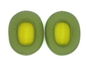 vekeff replacement ear pads for skullcandy crusher wireless crusher evo crusher anc hesh 3 headphones, ear cups repair parts (green)