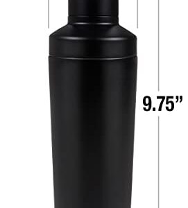 Riverdale OFFICIAL Riverdale South Side Serpents Pattern 18 oz Insulated Water Bottle, Leak Resistant, Vacuum Insulated Stainless Steel with 2-in-1 Loop Cap