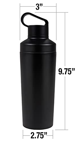 Riverdale OFFICIAL Riverdale South Side Serpents Pattern 18 oz Insulated Water Bottle, Leak Resistant, Vacuum Insulated Stainless Steel with 2-in-1 Loop Cap