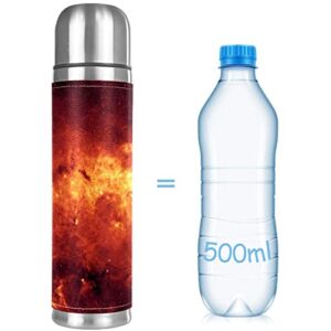 the Milky Way Galaxy Vacuum Insulated Water Bottle Stainless Steel Thermos Flask Travel Mug Coffee Cup Double Walled 17 OZ