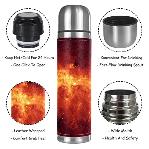 the Milky Way Galaxy Vacuum Insulated Water Bottle Stainless Steel Thermos Flask Travel Mug Coffee Cup Double Walled 17 OZ