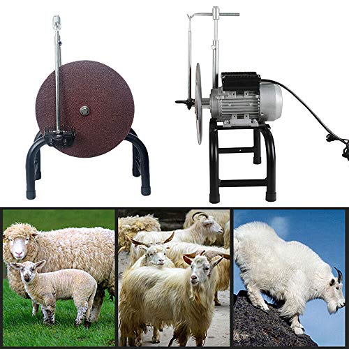 GDAE10 480W 110V Electric Sheep Clipper Grinder Goat Shearing Sharpener Grinding Machine Animal Goat Grooming Shearing Machine Blade (13.7 * 9.8 * 20in)