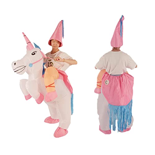 BESTOYARD Halloween Costumes Halloween Costumes Halloween Costumes Costume 2 PCS Inflatable Costume inflatable clothing inflatable party costume party fancy clothes Riding a Horse