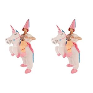 bestoyard halloween costumes halloween costumes halloween costumes costume 2 pcs inflatable costume inflatable clothing inflatable party costume party fancy clothes riding a horse